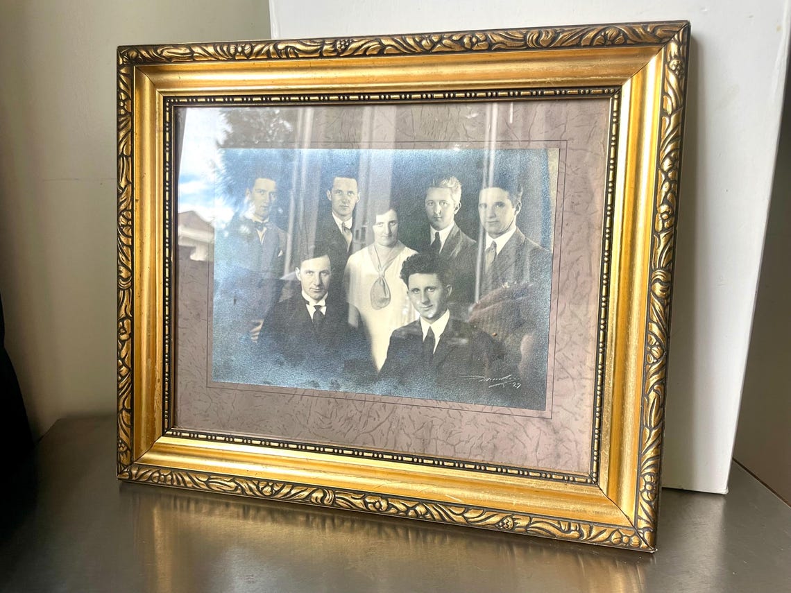 Antique Frame Gilded Wood Measurements 37.5 Cm X 31 Cm Opening 29 Cm X ...