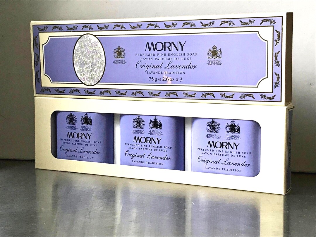 Original Lavender by MORNY Set of 3 Soaps Vintage - Etsy