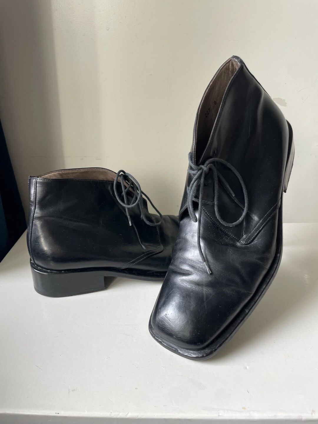 Vintage Patrick COX Ankle Boots Lace up Size 8 - Etsy