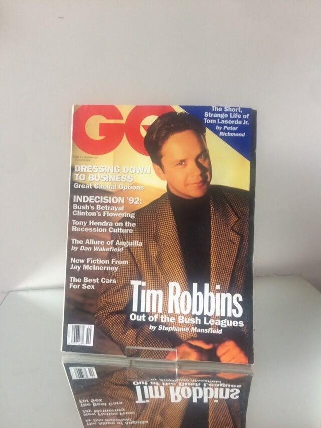 GQ Magazine. 1992 October Issue Vintage - Etsy Canada