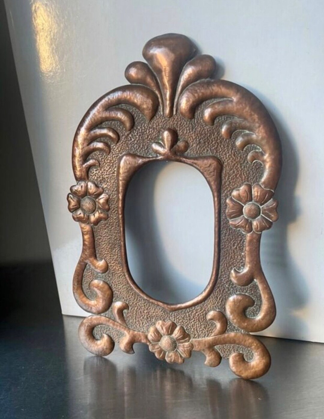 Antique ART NOUVEAU Copper Metal Frame 31 Cm X 19 Cm - Etsy