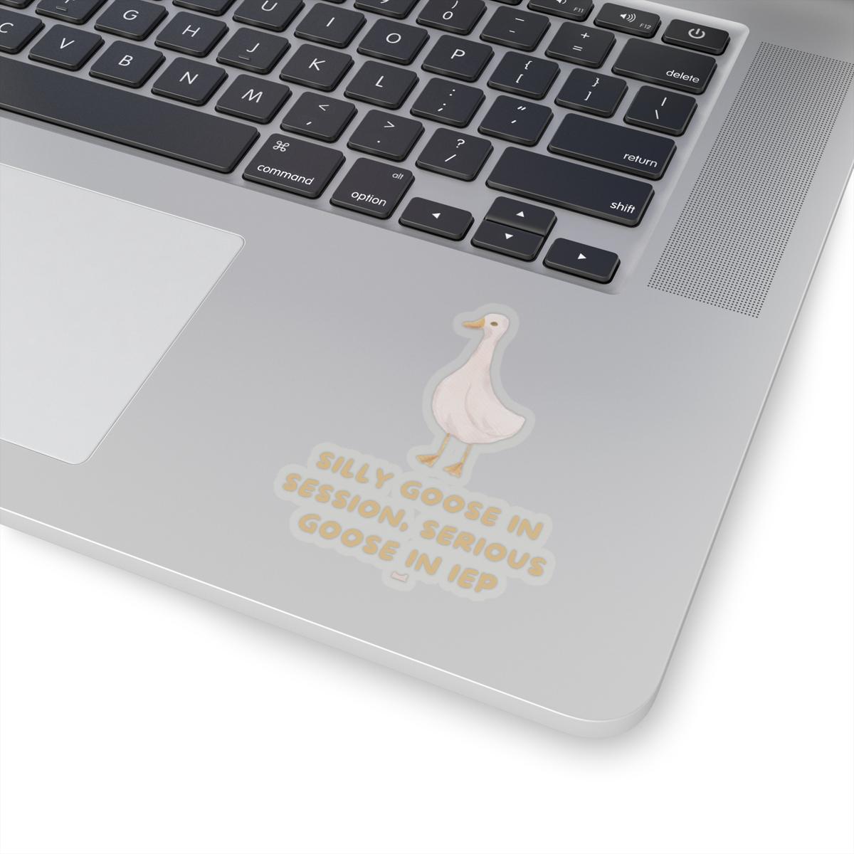 3”x3” Silly Goose in Session Serious Goose in IEP Sticker - Etsy