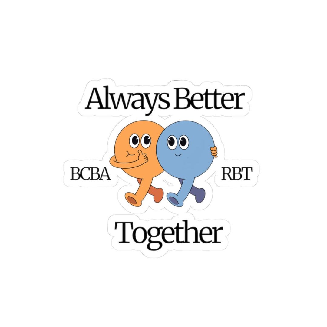 3x3 BCBA and RBT Besties Sticker for Slps Ots Pts Bcbas, Rbts ...