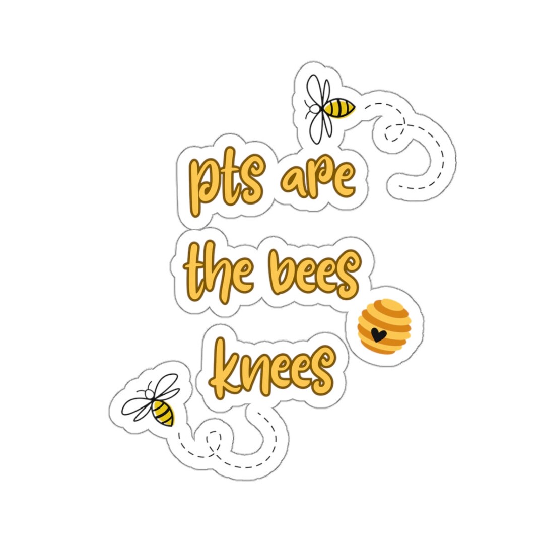 Pts Are the Bees Knees Sticker, Perfect for Physical Therapists, New PT ...