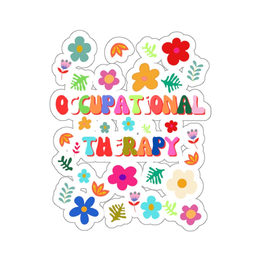 3”x3” Occupational Therapy Flower Child Sticker, Perfect for ...