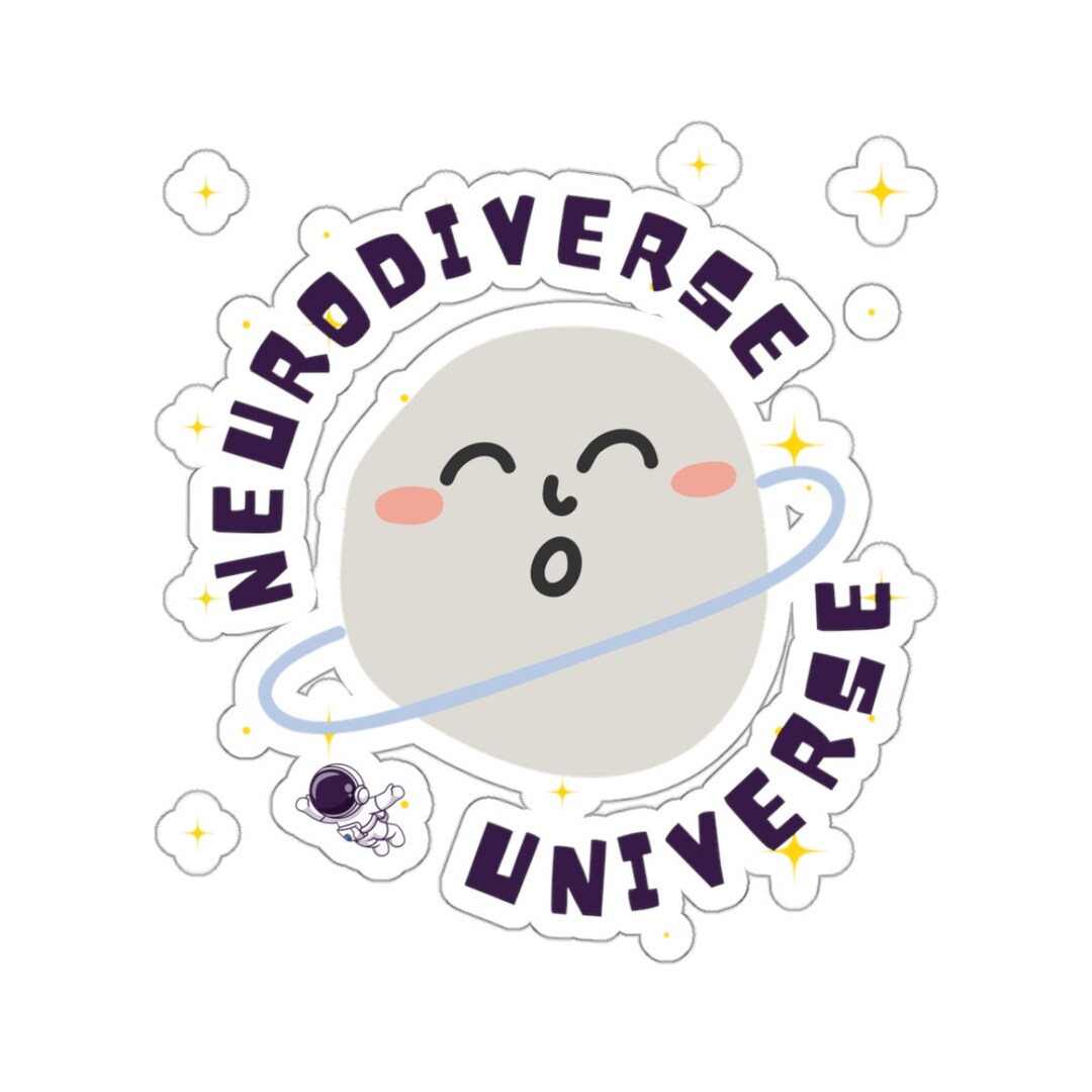3”x3” Neurodiverse Universe Sticker for Slps Ots Pts Bcbas, Rbts ...