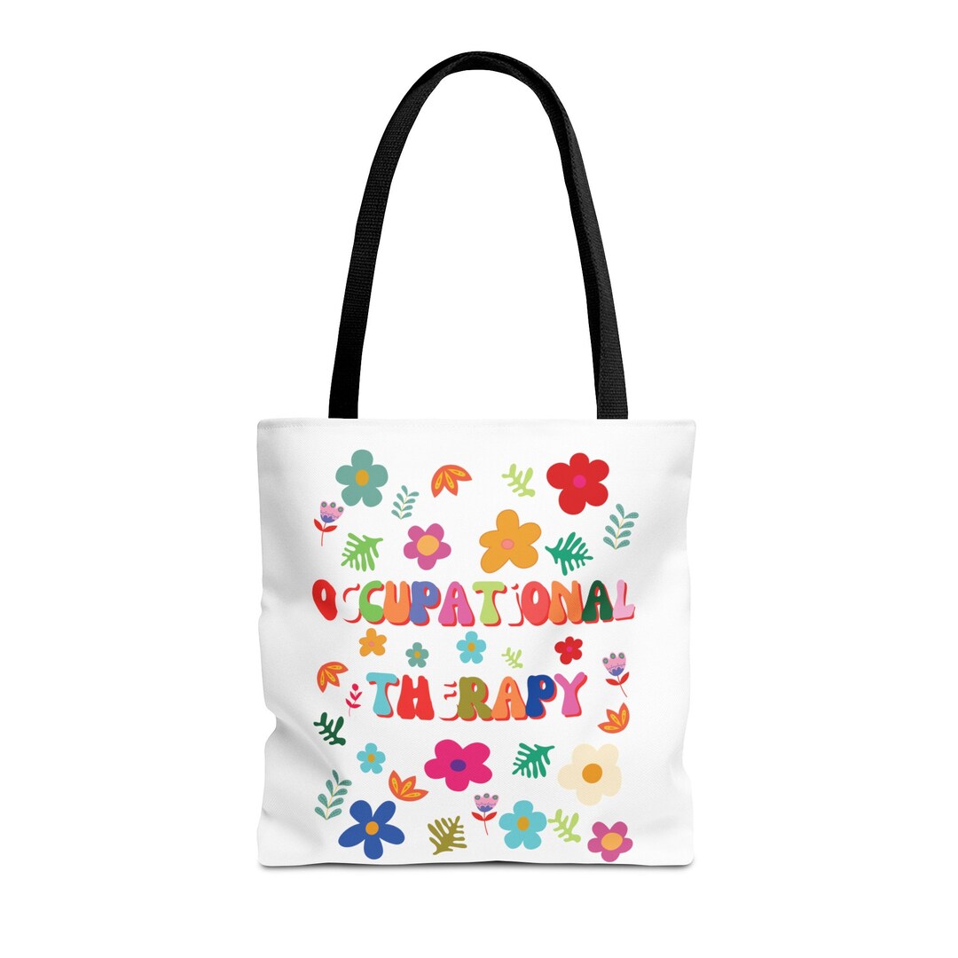 Occupational Therapy Flower Power Tote Bag for Slps Ots Pts Bcbas, Rbts ...