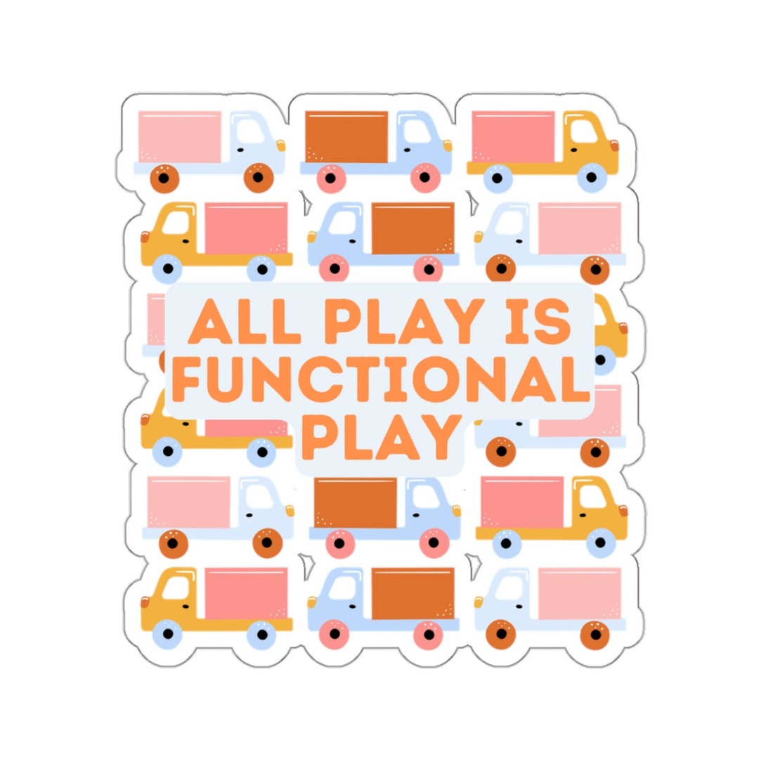 3x3 All Play is Functional Play Sticker, Perfect for Occupational ...