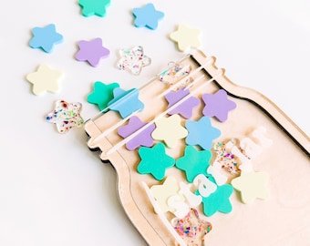 Reward Jar With Tokens, Personalized Star Jar, Mason Reward for Kids ...