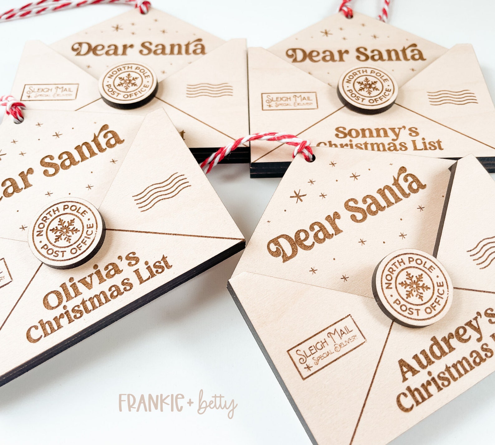 Personalized Christmas Ornament Dear Santa Ornament Santa - Etsy