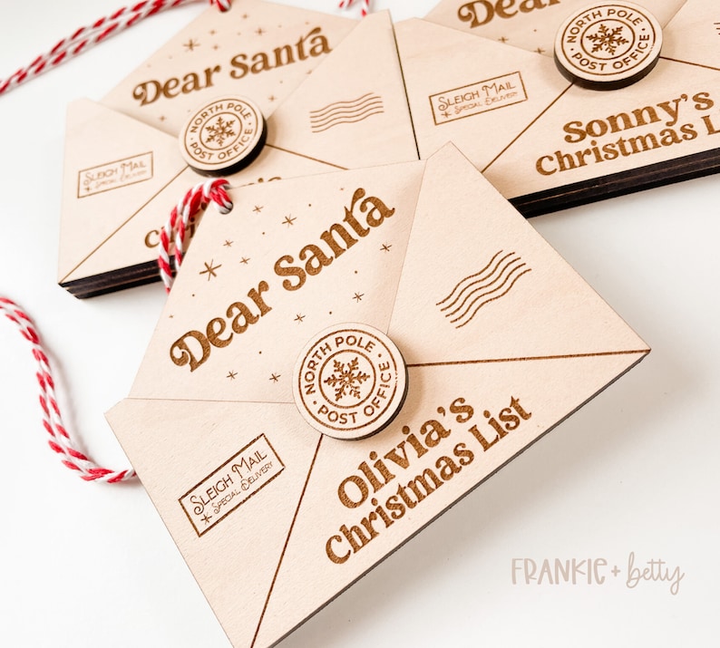 Personalized Christmas Ornament Dear Santa Ornament Santa - Etsy