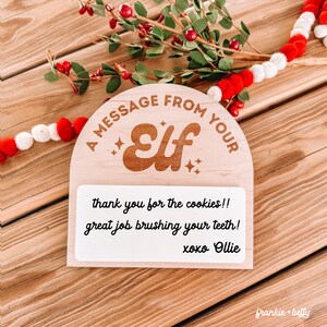 Elf Message Board, Message From Your Elf, Elf Prop, Christmas Decor ...