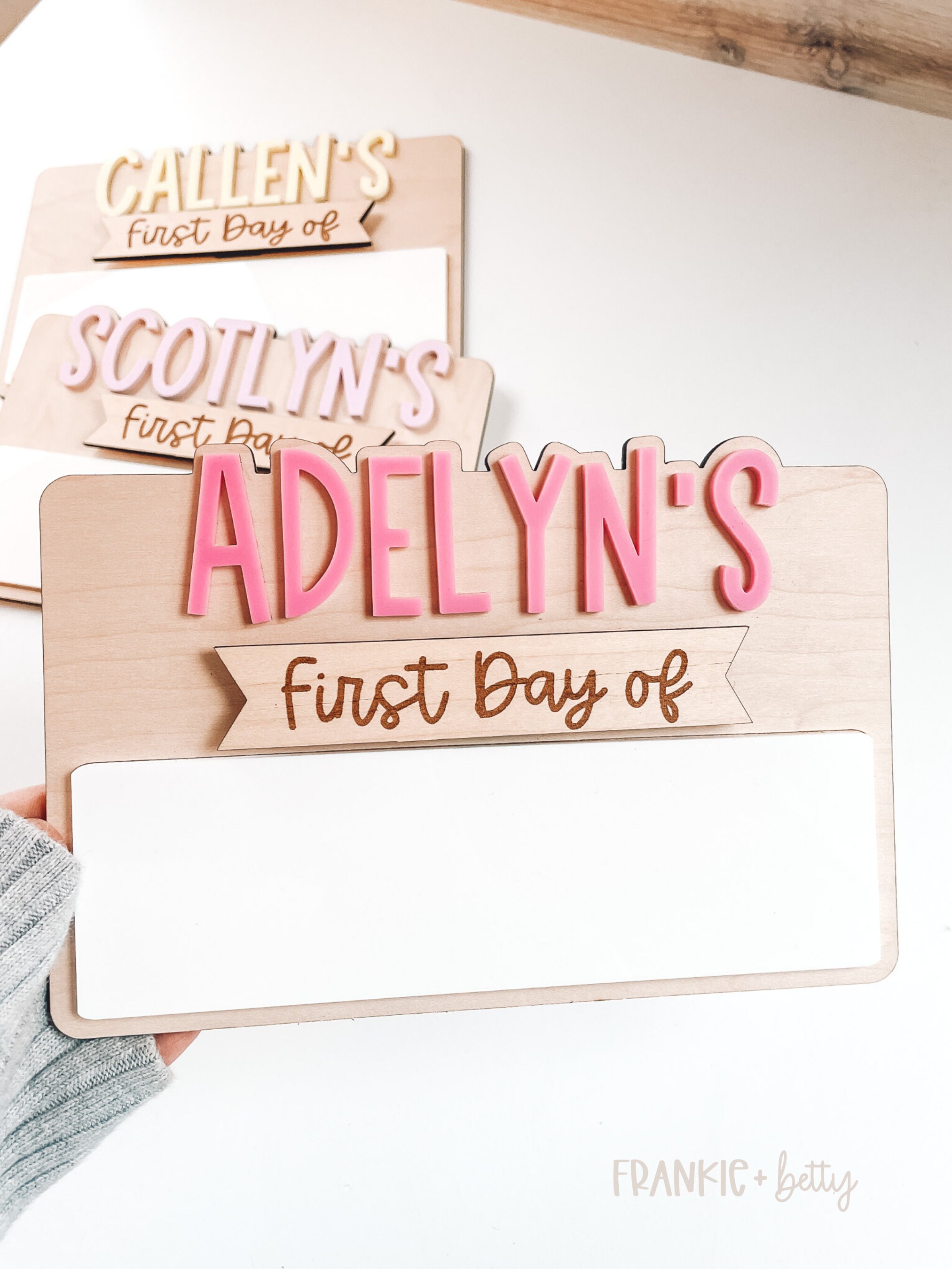 Personalized First Day of School Sign Back to School Photo - Etsy