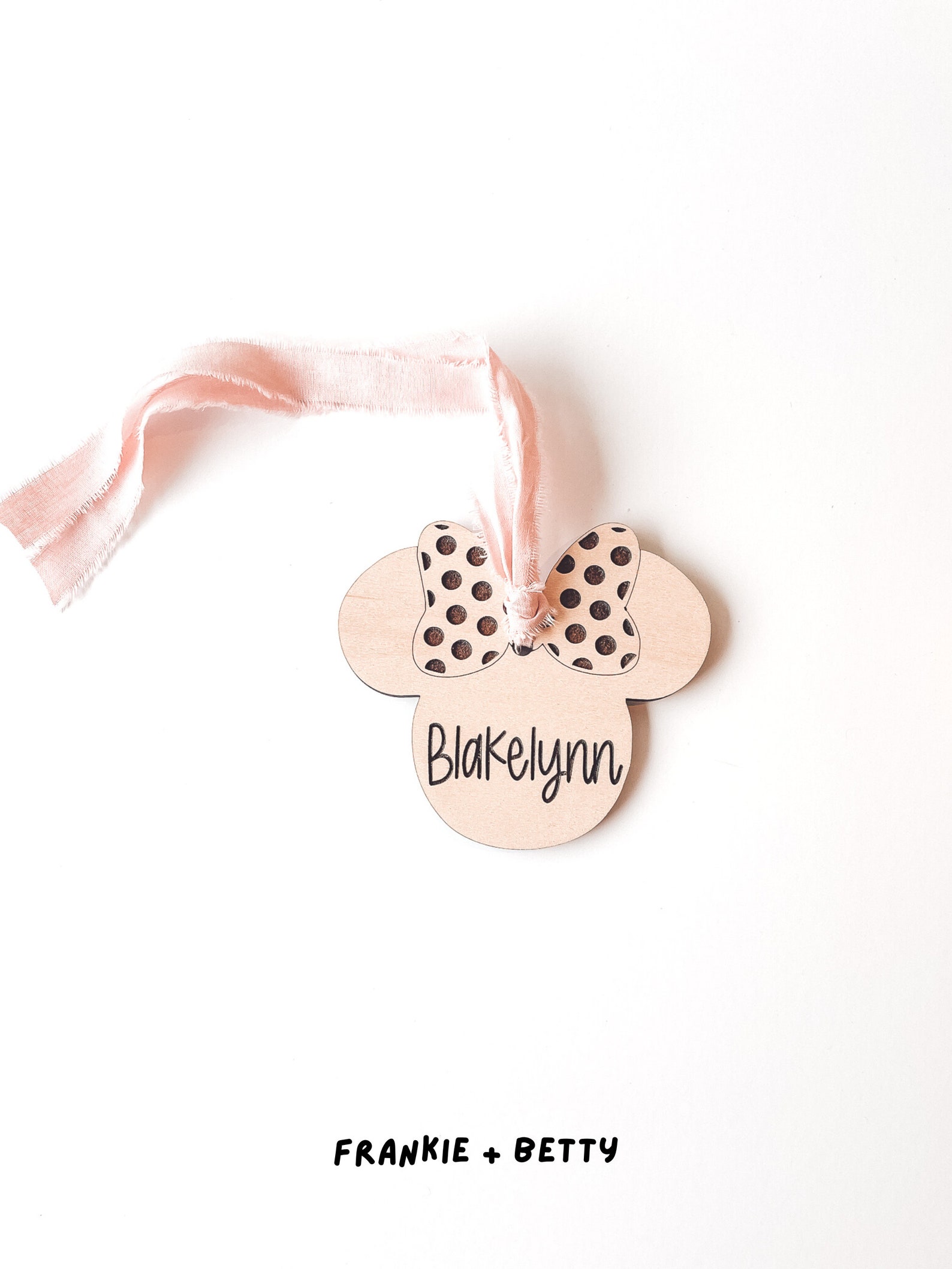 Personalized Mouse Name Tag Kids Bag Tag Custom Park - Etsy