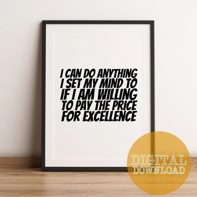Motivational Poster, Inspirational Poster, Digital Download Print PDF ...
