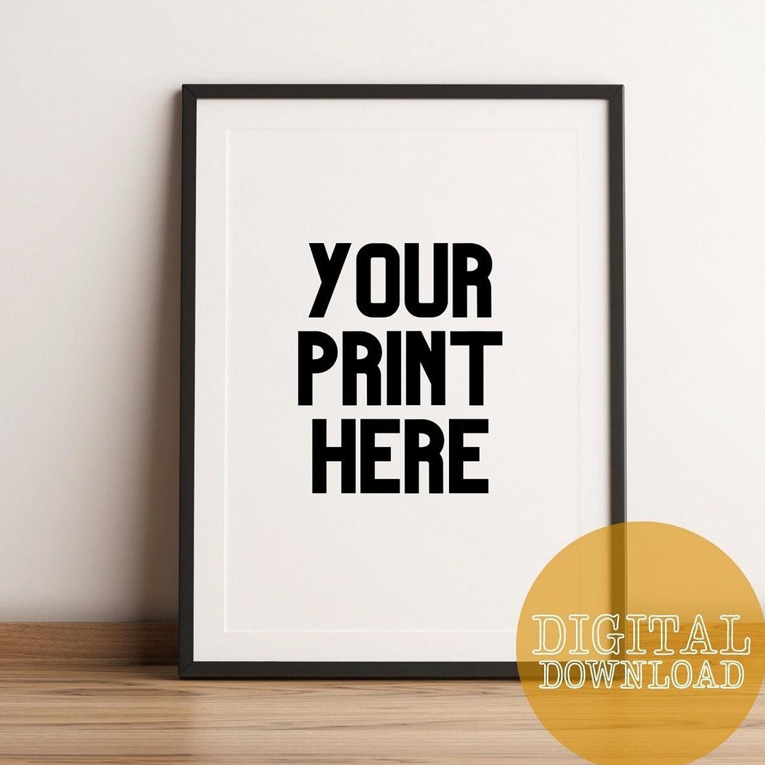 Customized Digital Print, Customized Order Poster, Custom Quote Print ...