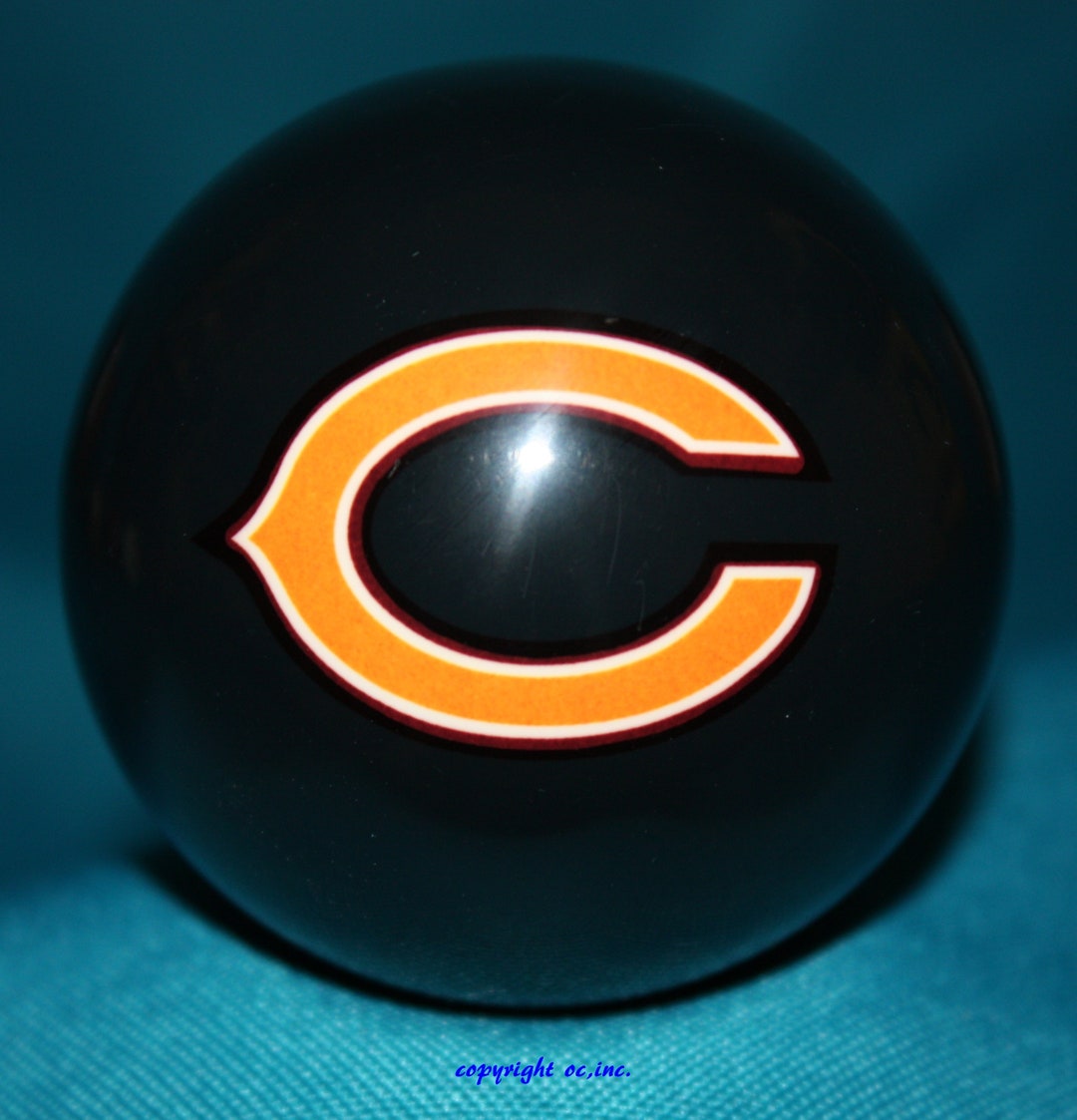 Officially Licensed NFL Chicago Bears Blue Billiard Pool Cue Ball - Etsy