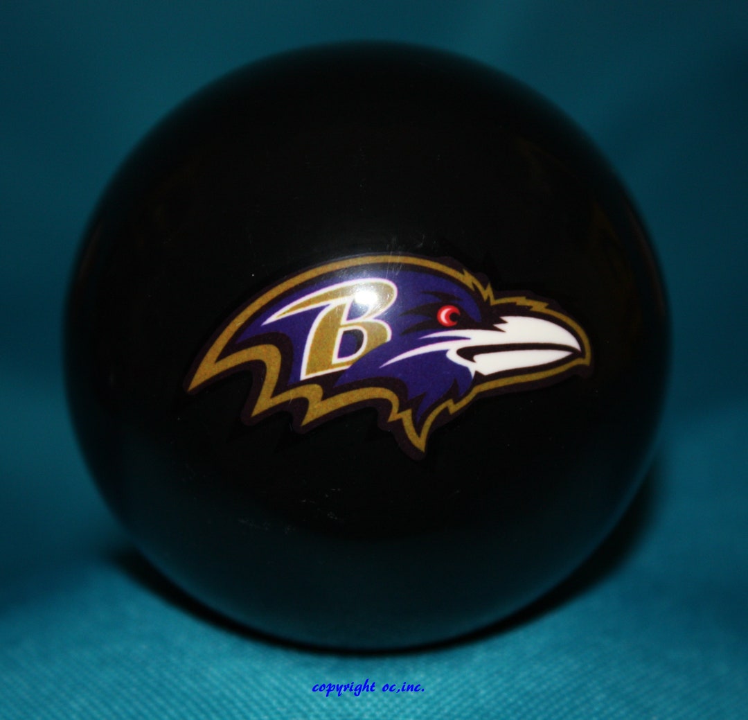 Officially Licensed NFL Baltimore Ravens Billiard Pool Cue Ball - Etsy