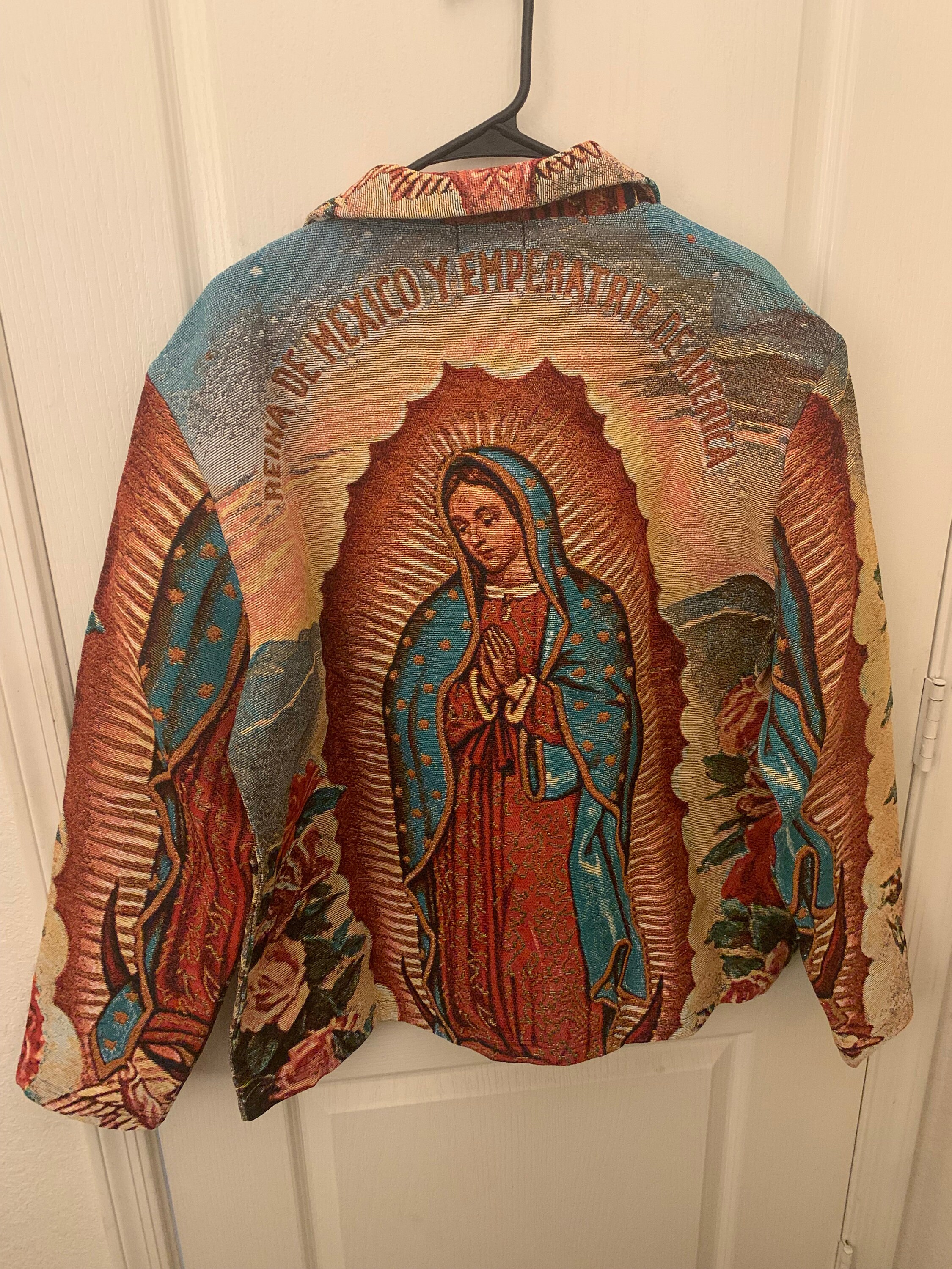 Our Lady of Guadalupe Tapestry Jacket - Etsy