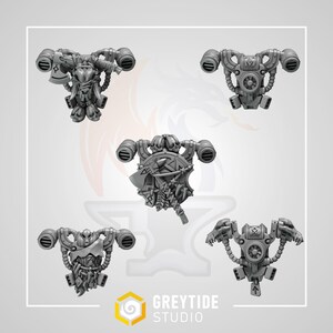 Backpacks 5x Upgrade Kit Primal Hounds Grey Tide Studios - Etsy