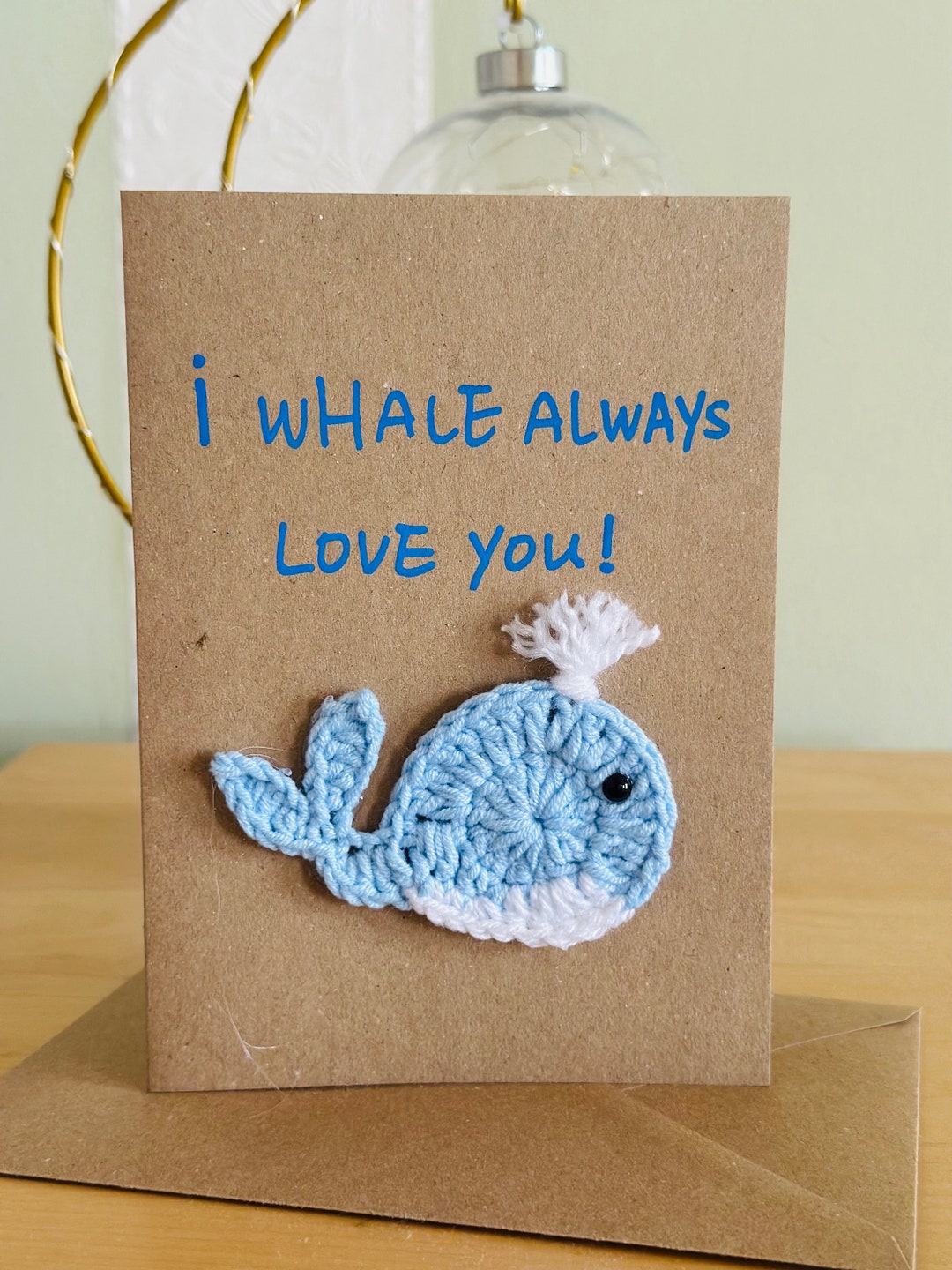 Crochet Birthday Card/greeting Card/personalised Card/handmade Creative ...