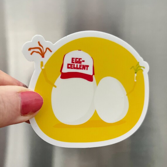 Egg Sticker Laptop Sticker Water Bottle Sticker Vinyl | Etsy
