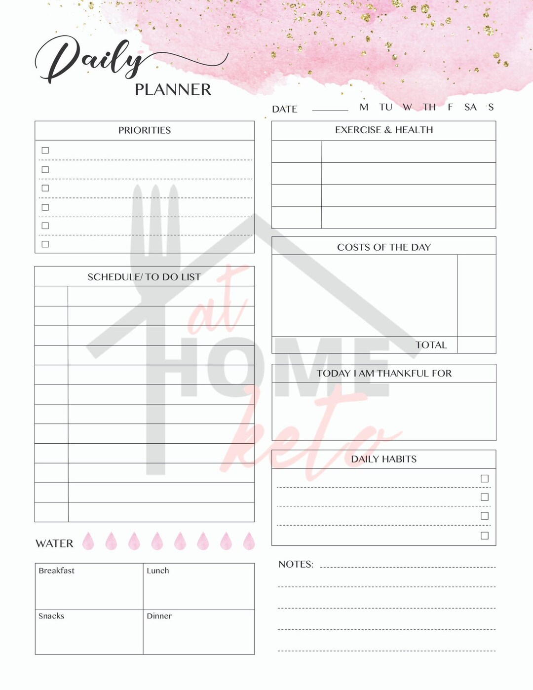 Perfectly Pink Daily Planner Page Digital Good Notes Notability Plus 3 ...