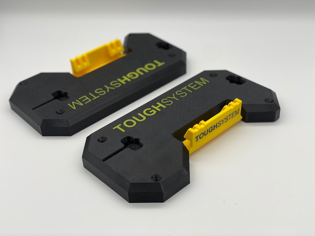 3D Printed DEWALT Toughsystem Mounting Bracket: CNC Metal Latch Option ...