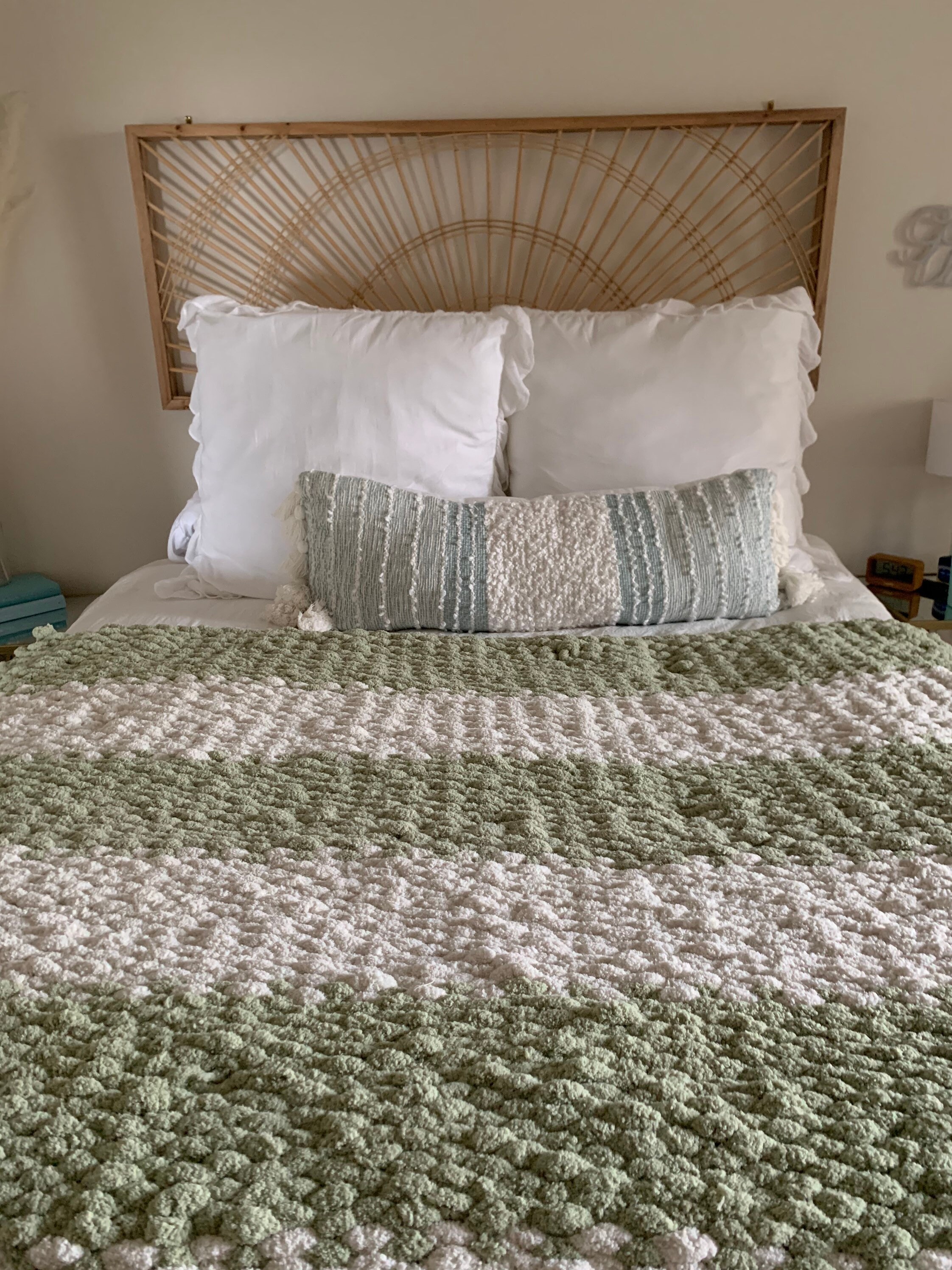 Handmade Chunky Knit Blankets - Etsy UK