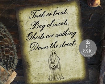 When Witches Go Riding Sign Halloween Wall Art PRINTABLE Decor - Etsy