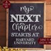 My Next Chapter Starts at Graduation Sign PRINTABLE Party | Etsy