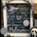 When Witches Go Riding Sign Halloween Wall Art PRINTABLE Decor ...