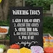 Walking Tacos Bar Sign Graduation PRINTABLE Grad Party Decor, Table ...