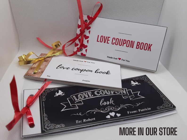 PRINTABLE Love Coupons Book Valentines | Etsy