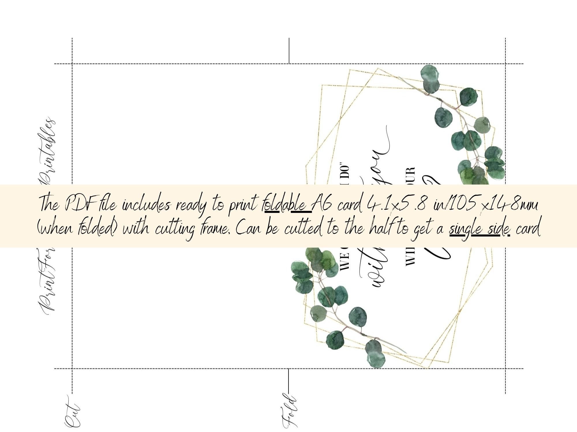 Will You Be Our Usher Card PRINTABLE Usher Proposal Card I - Etsy