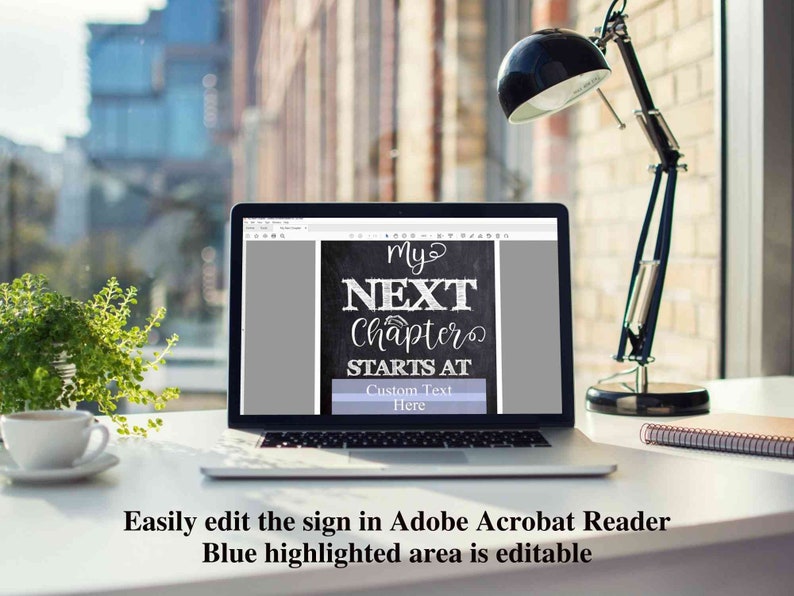 My Next Chapter Starts at Graduation Sign PRINTABLE Party - Etsy