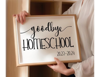 Goodbye Elementary School Sign Last Day of Printable - Etsy