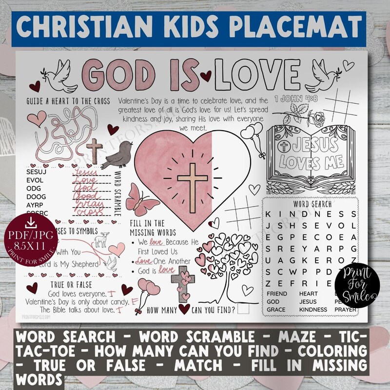 Christian Placemats - Etsy