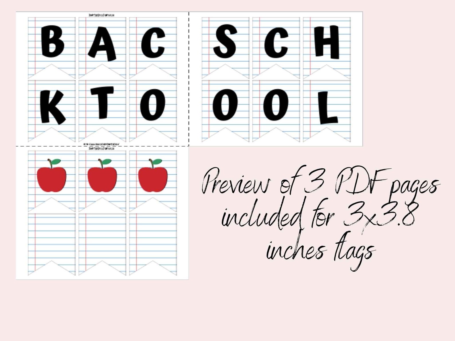 Back to School Banner PRINTABLE - Etsy