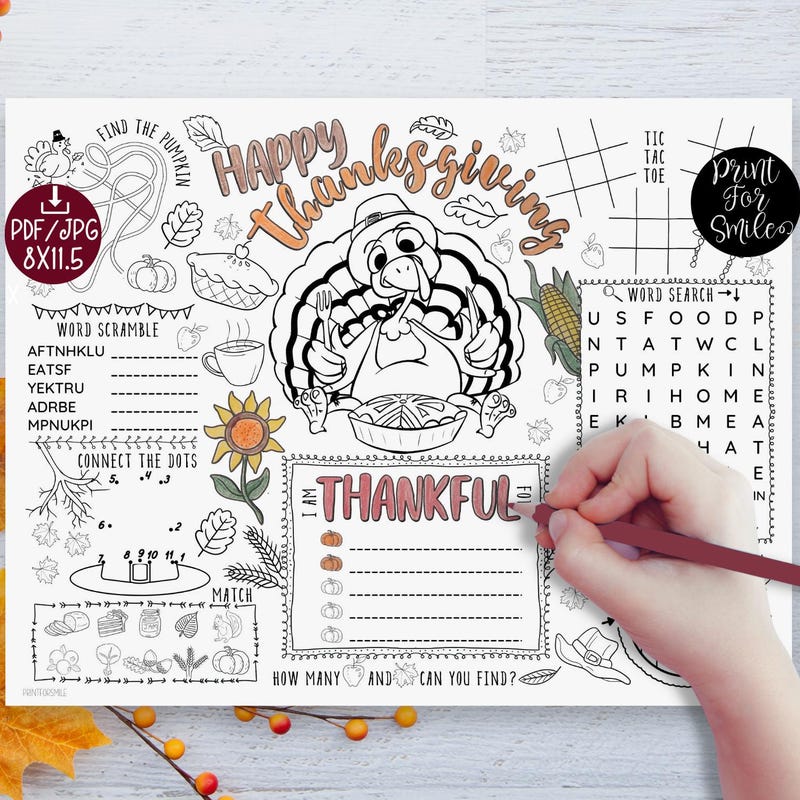 Turkey Placemats - Etsy