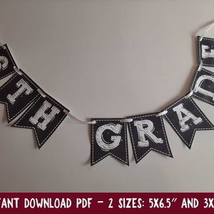 First Day of 6th Grade Banner PRINTABLE - Etsy
