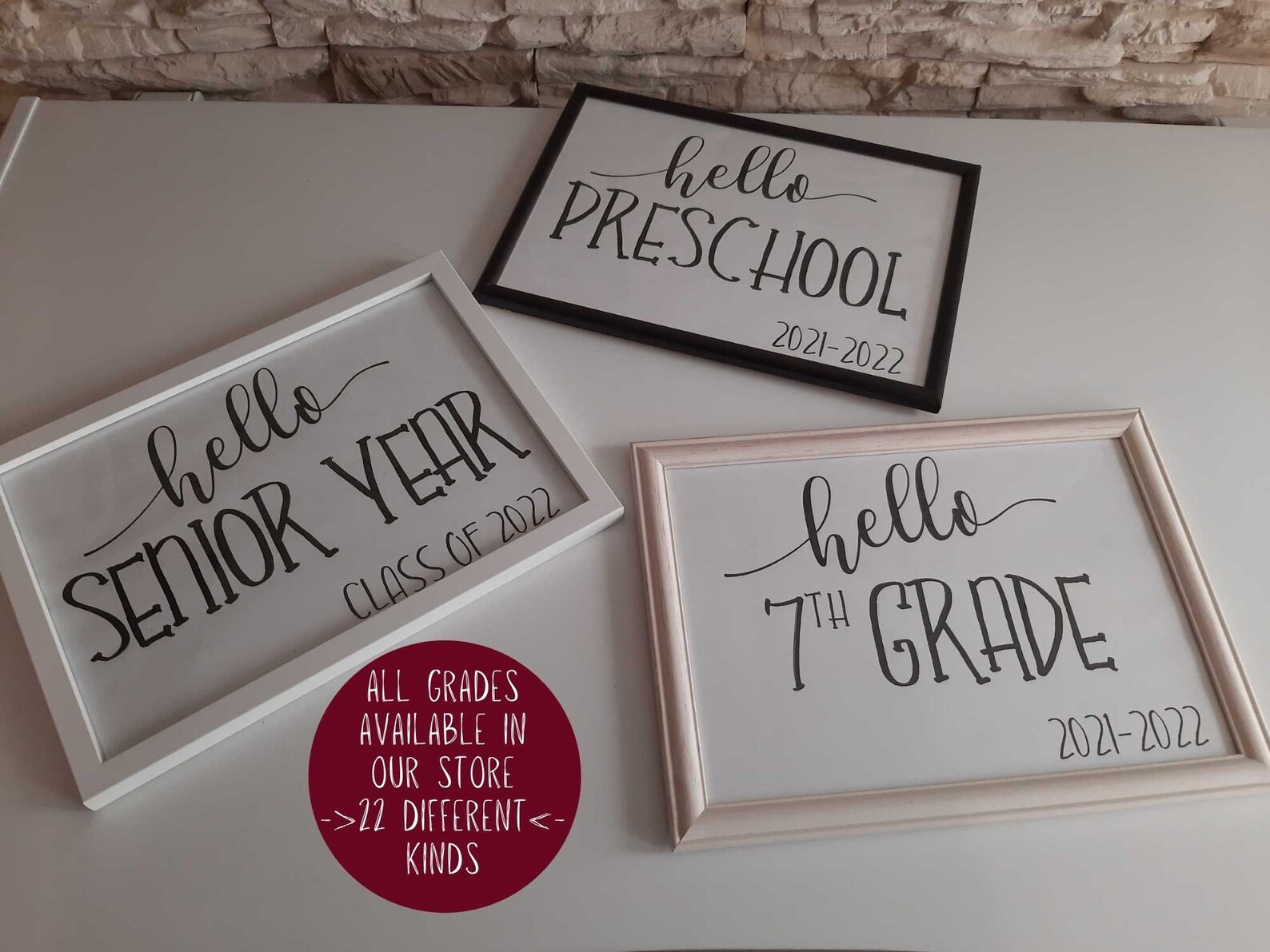 Hello Preschool Sign First Day Of Preschool PRINTABLE | Etsy