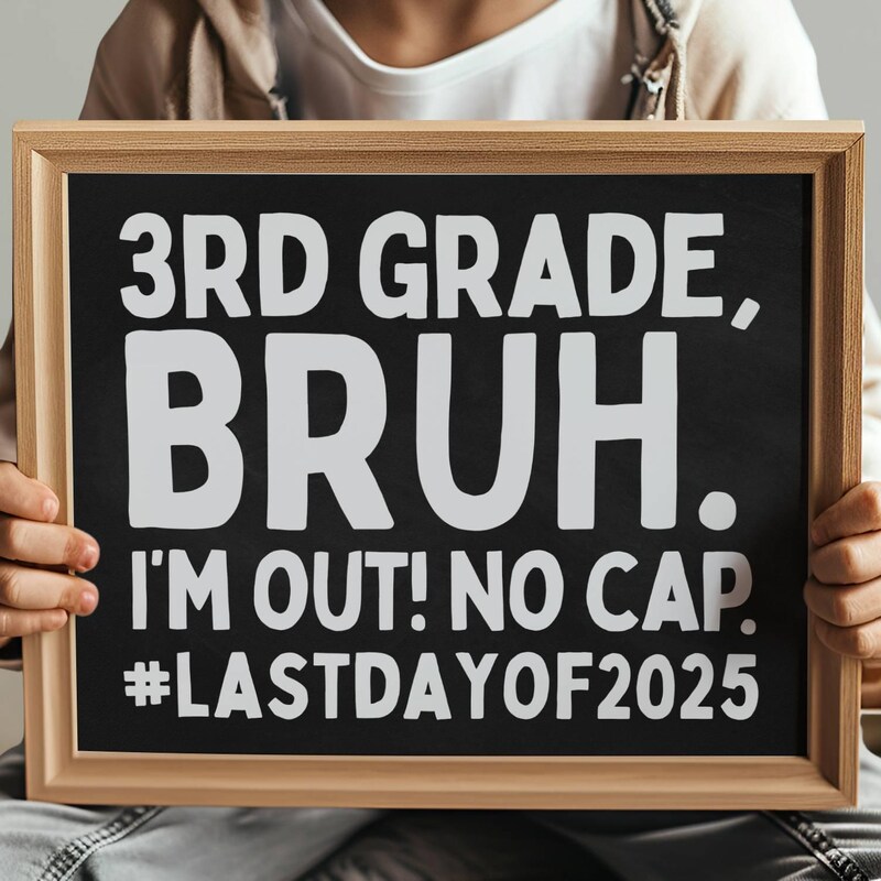 3rd Grade Sign - Etsy