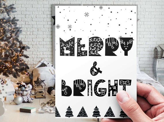 Norwegian Christmas Cards PRINTABLE | Etsy