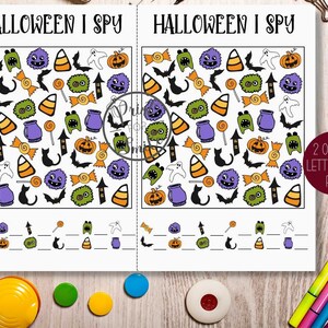 Halloween I Spy PRINTABLE - Etsy