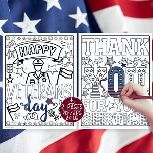 Veterans Day Coloring Page PRINTABLE - Etsy