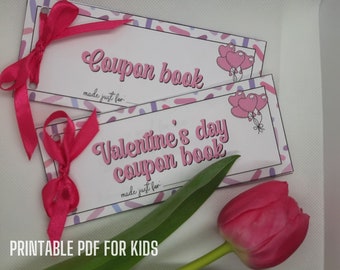 30 Valentine's Day Coupon Book for Kids Coupons Digital Template ...
