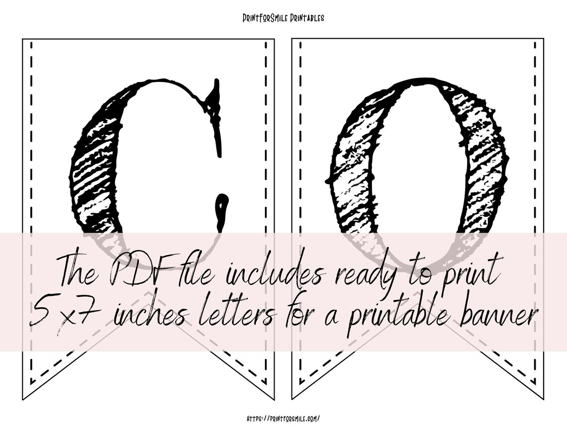 Graduation Congrats Grad Banner Printable Party Decorations - Etsy