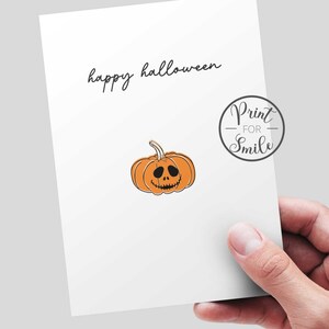 Happy Halloween Cards PRINTABLE - Etsy