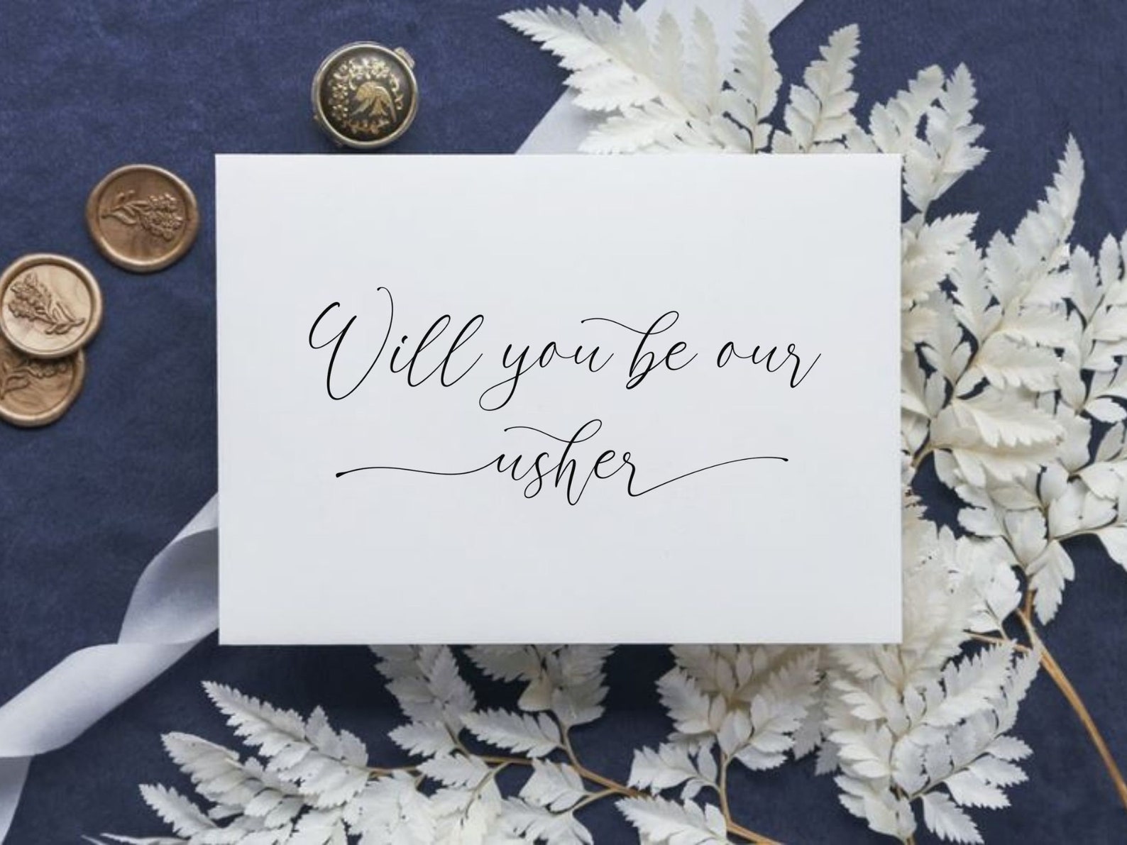 Will You Be Our Usher Card PRINTABLE A6 - Etsy